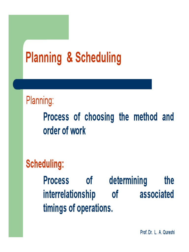 Scheduling | PDF | Computing | Business
