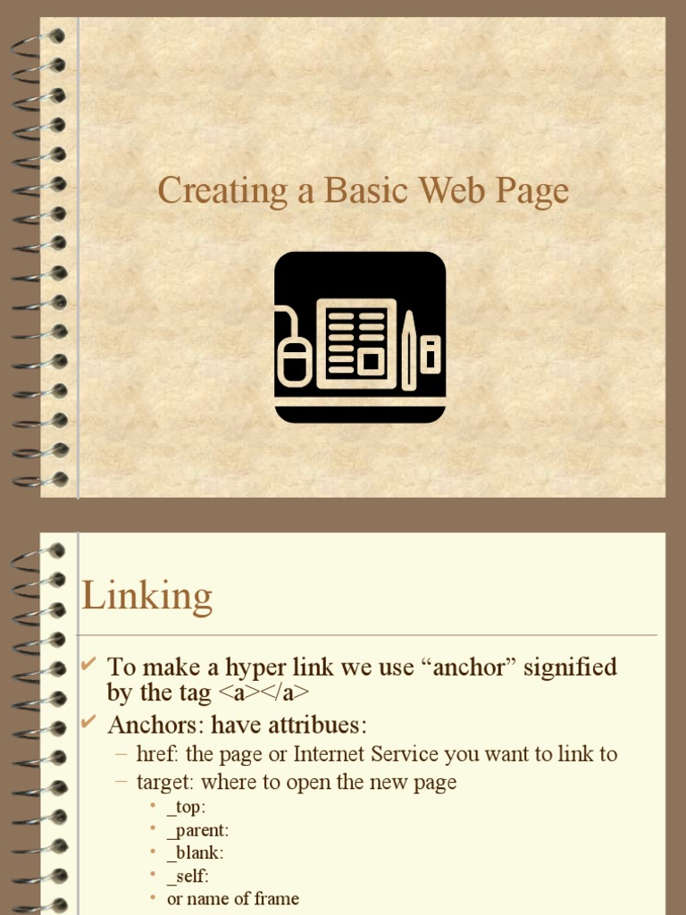 Creating A Basic Web Page | PDF | Html Element | Html