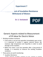 Motor Rewinding Test Procedures | PDF | Electric Power | Force