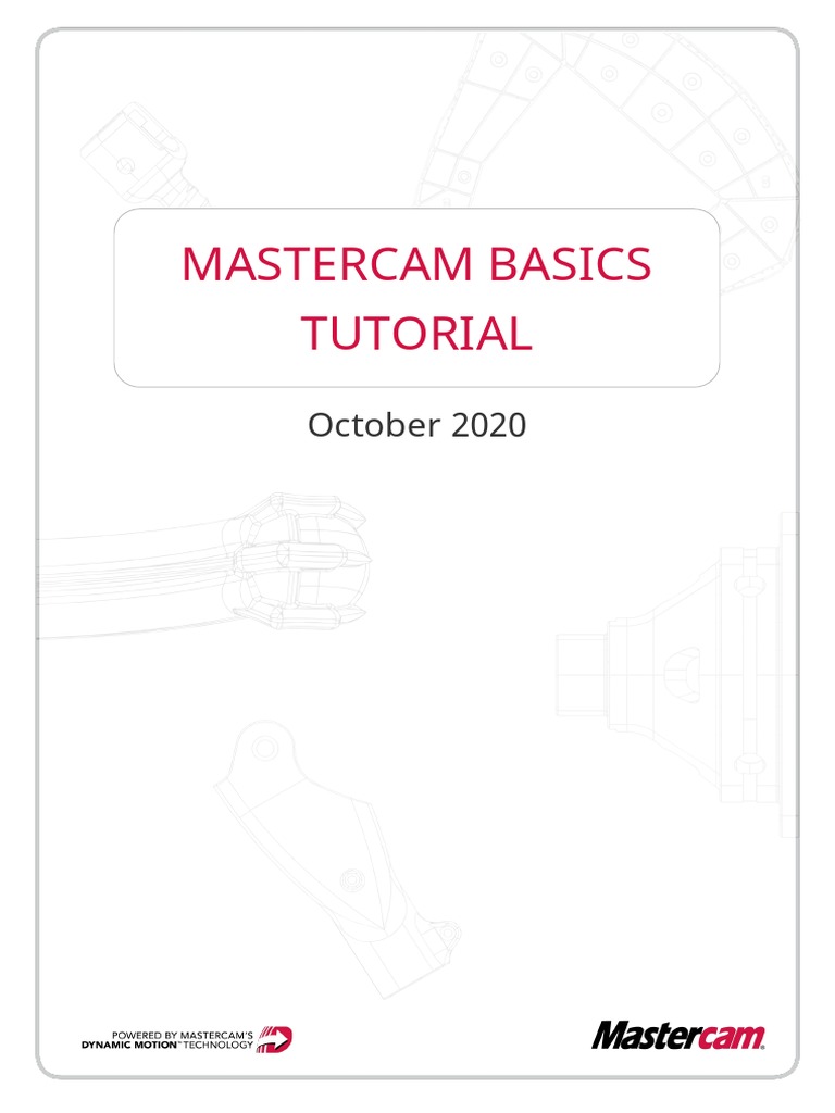 Mastercam Basics Tutorial | PDF | Window (Computing) | Icon (Computing)