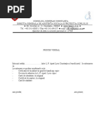 Proces Verbal Predare Primire | PDF