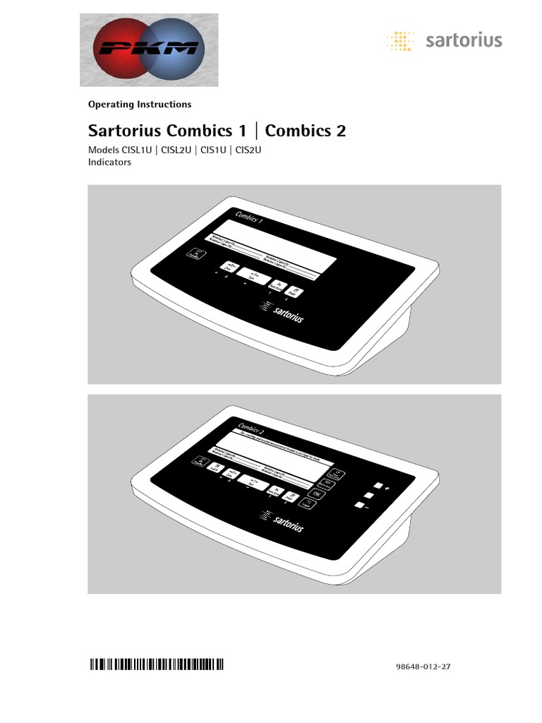 Sartorius Basic Lite PDF | PDF | Electrical Connector | Parameter ...