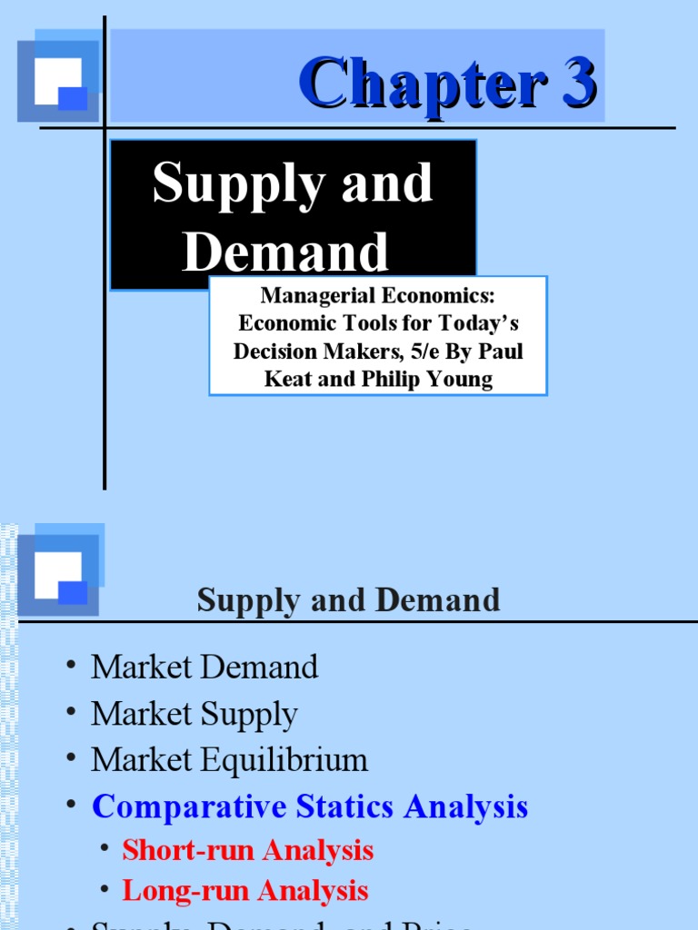 Supply and Demand: Managerial Economics: Economic Tools For Today's ...