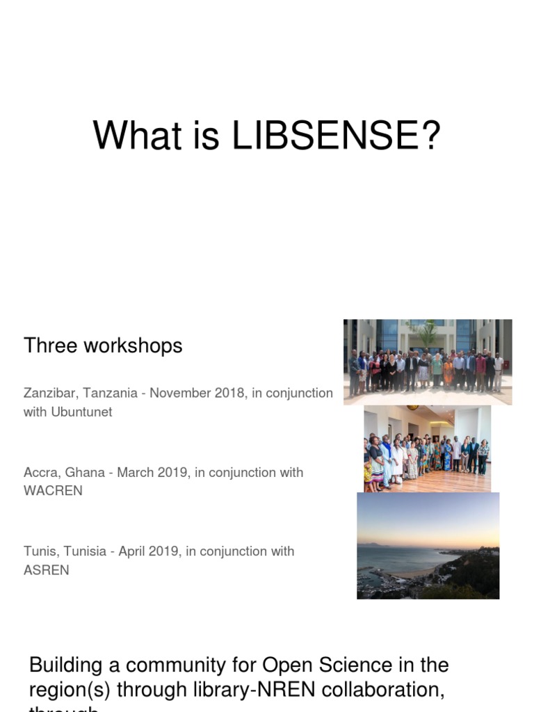 LIBSENSE: Building Open Science Networks | PDF