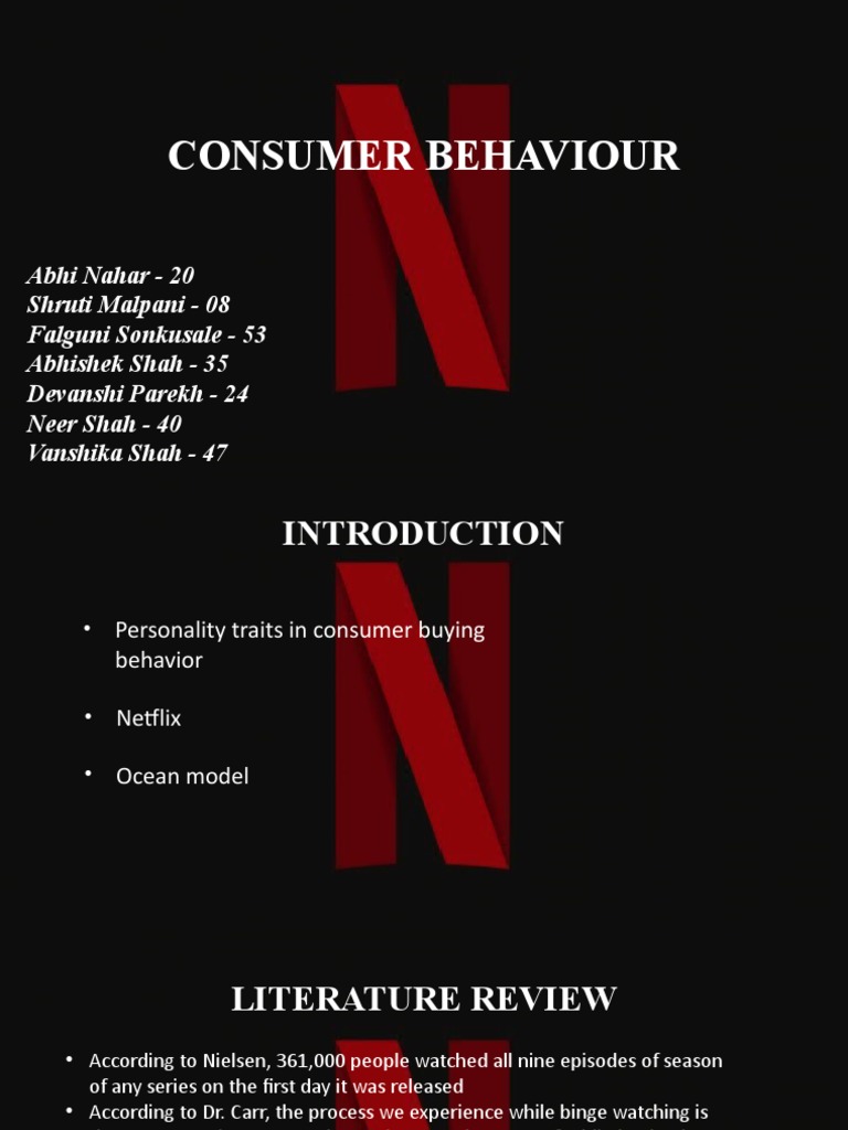 Impact of Personality on Netflix Behavior | PDF | Netflix | Behavior