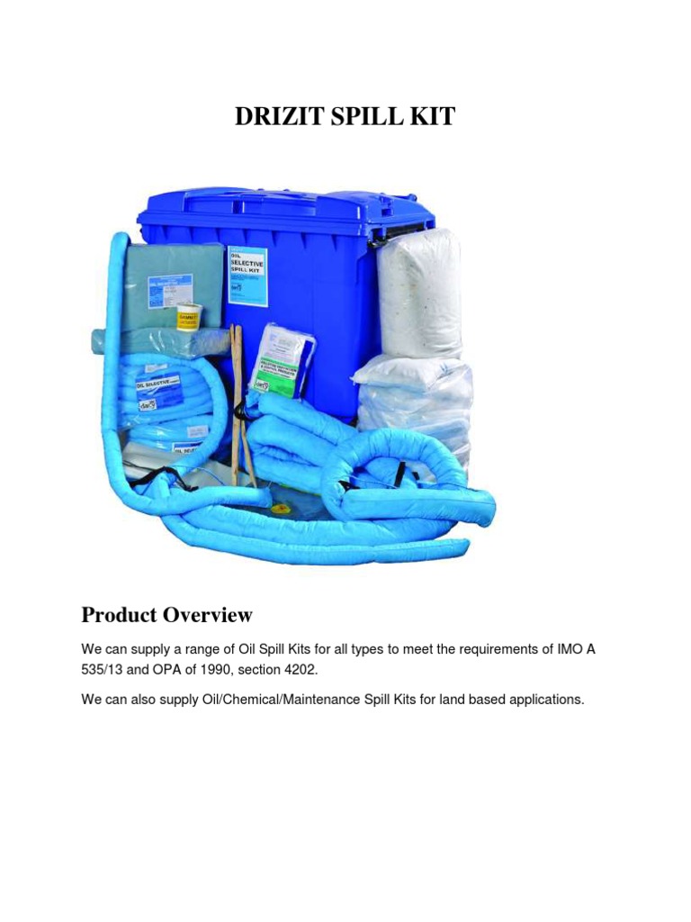 Drizit Spill Kit | PDF