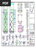 Fixed Solar Mounting Structure Drawing | PDF | Equipment