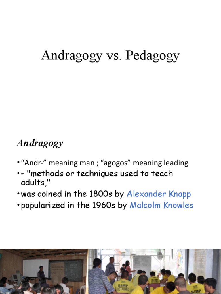 Andragogy Vs Pedagogy | PDF | Pedagogy | Learning