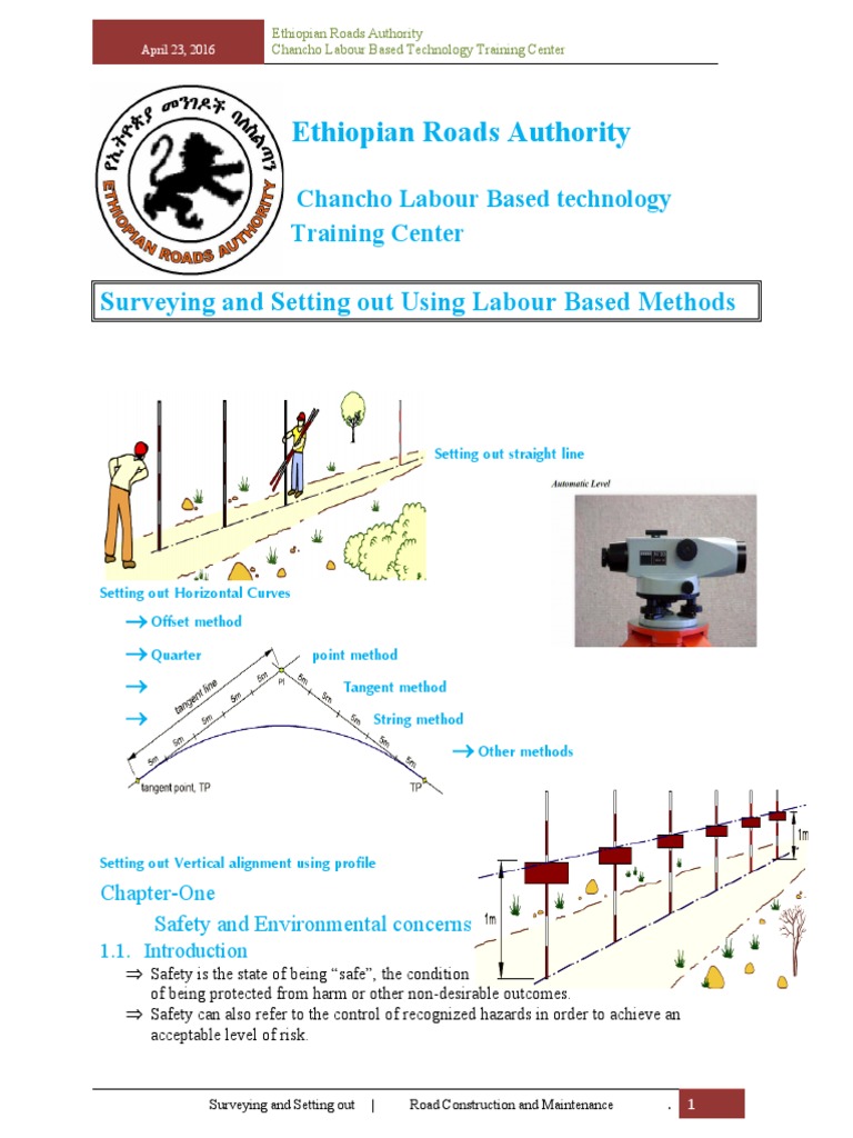 Surveying and Setting Out | PDF | Surveying | Road