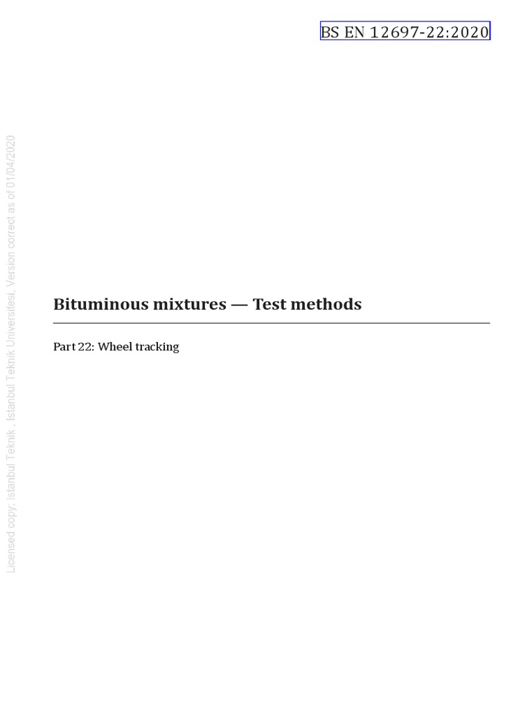 BS en 12697-22-2020 PDF | PDF