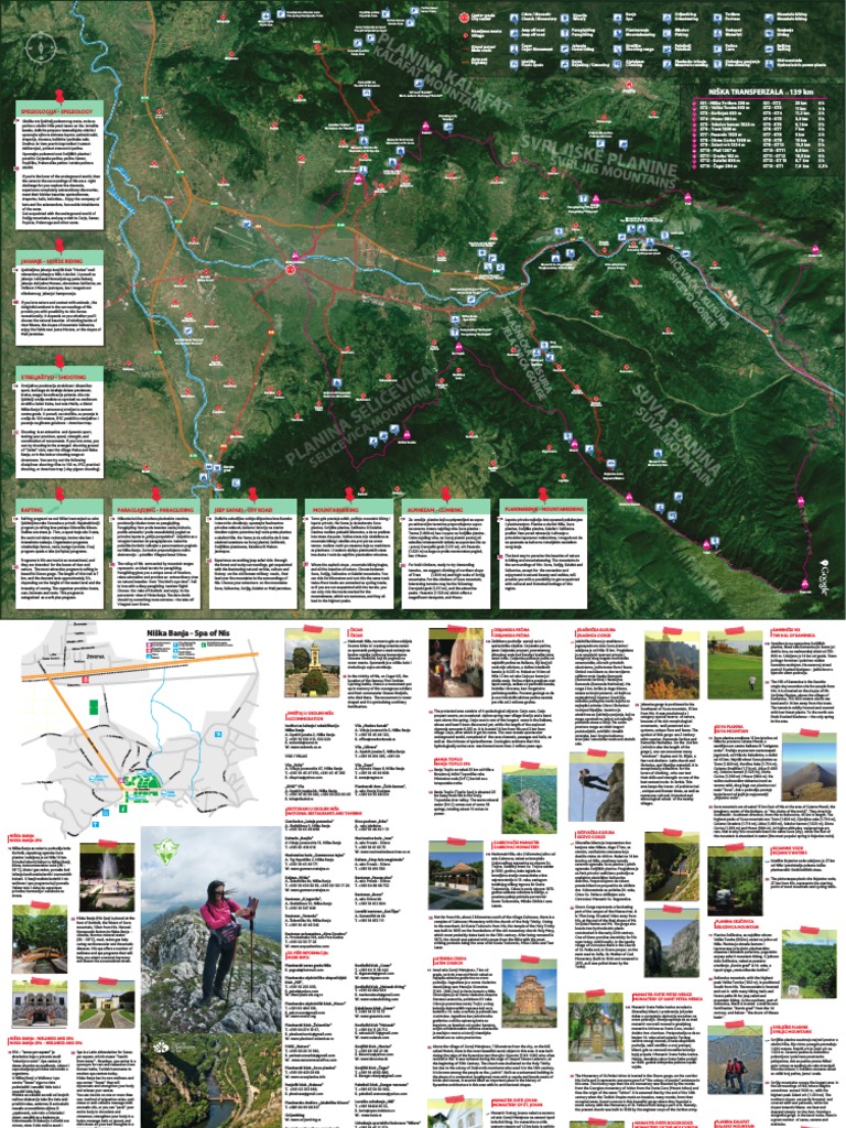 Nis - Mapa okoline i adventure lokacija