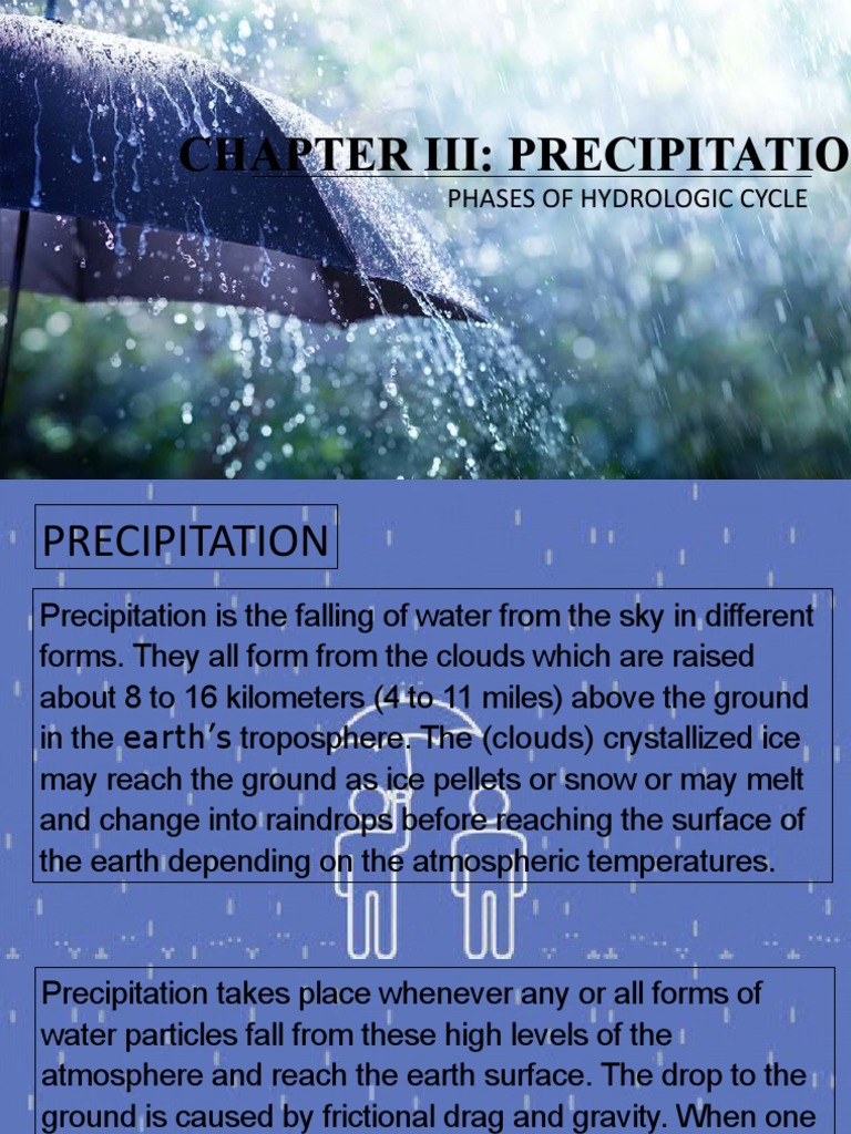 Chapter Iii: Precipitation: Phases of Hydrologic Cycle | PDF ...
