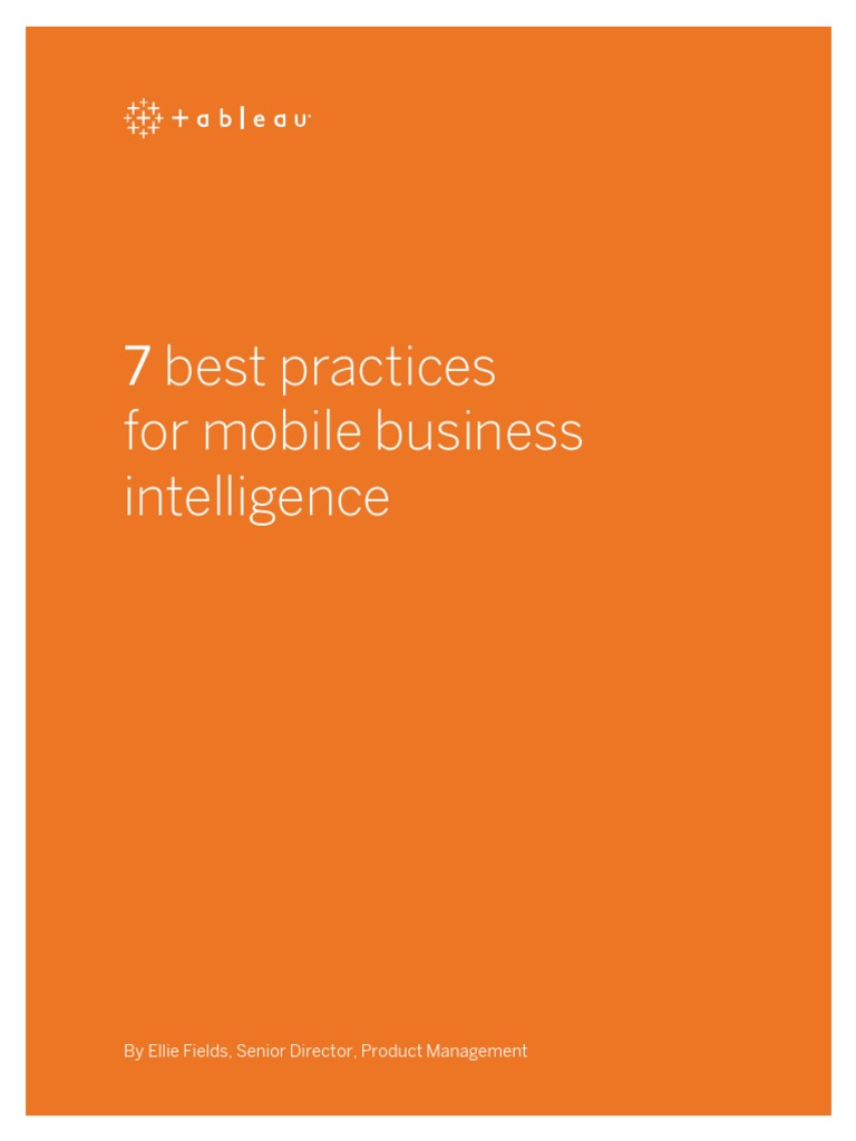 Final752661 Core 7 Best Practices For Mobile Business Intelligence Whitepaper 1 | PDF | Business ...