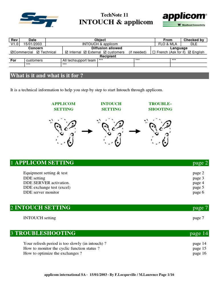 INTOUCH & Applicom: Whatisitandwhatisitfor? | PDF | Server (Computing ...