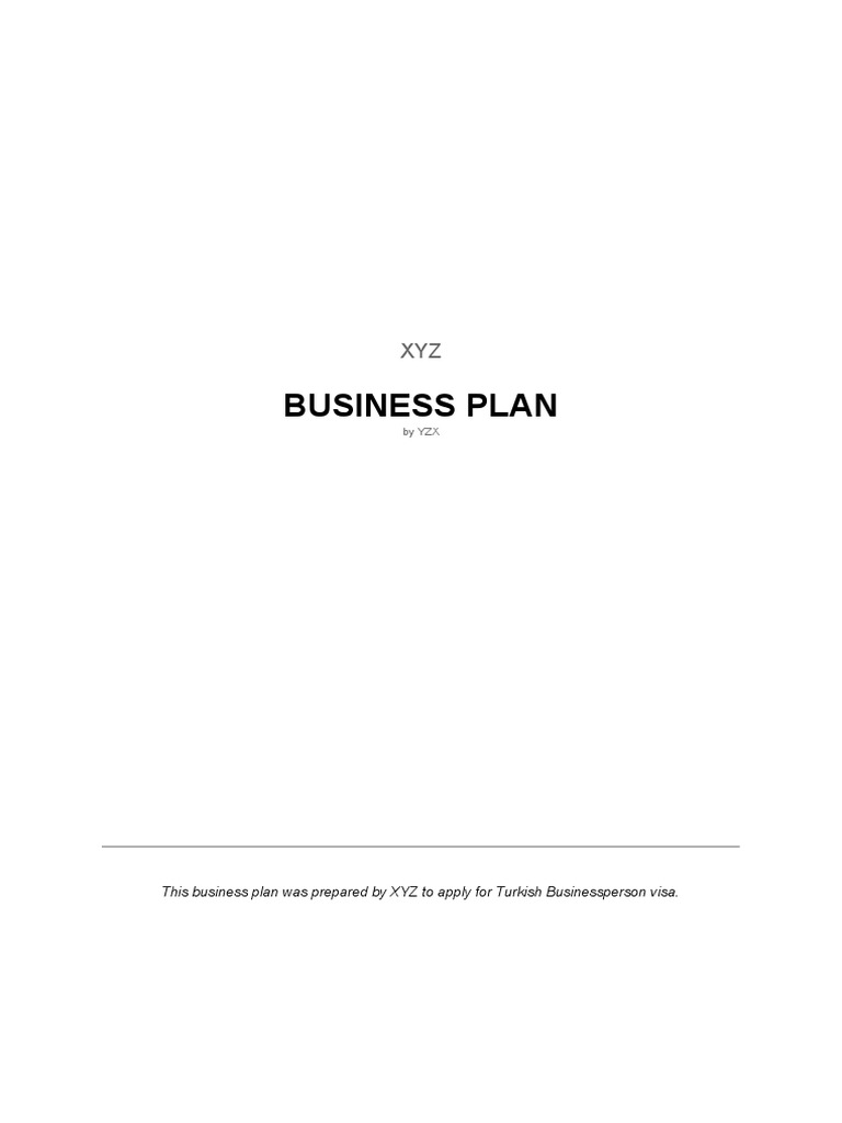 Business Plan Template | PDF | Retail | Sole Proprietorship