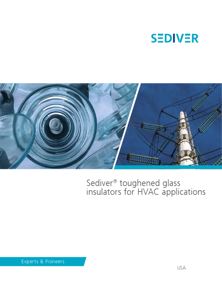 Sediver Toughened Glass Insulator Catalog | PDF | Insulator ...