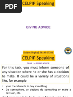 Celpip Speaking Practice Questions | PDF | Sports | Experience