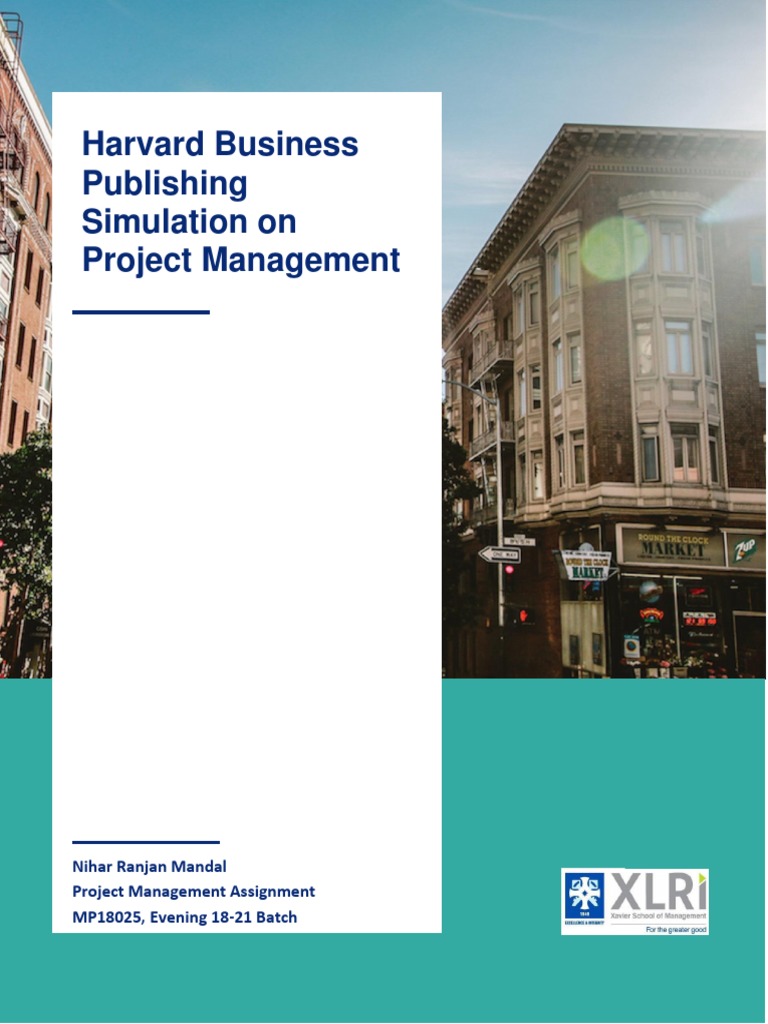 Harvard Business Project Management Simulation | PDF | Top Down And ...