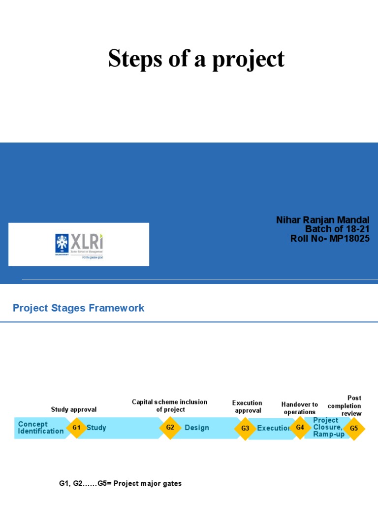 Steps of A Project | PDF | Project Management | Procurement