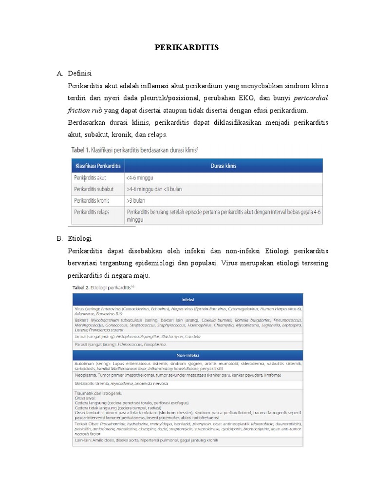 PERIKARDITIS | PDF | Pengembangan Diri