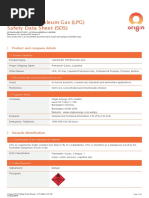 LPG Safety Data Sheet Overview | PDF | Liquefied Petroleum Gas | Propane
