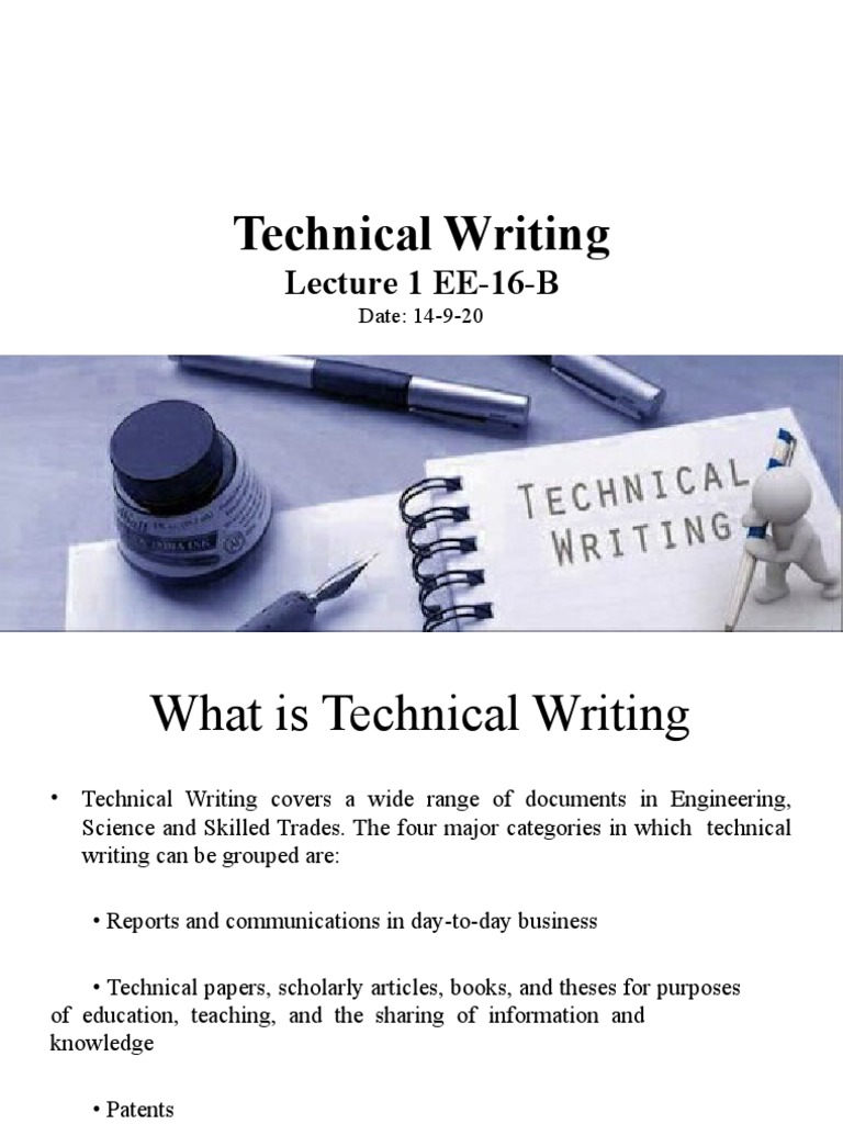 Lecture 1 Technical Writing | PDF | Technical Communication | Human Nature