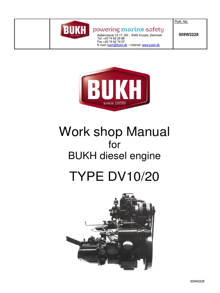 Work Shop Manual - BUKH DV 20 ME PDF | PDF | Transmission (Mechanics ...