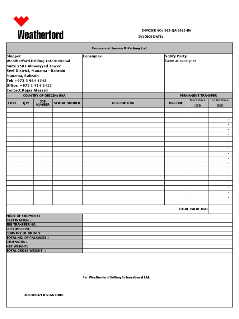 Same As Consignee: Unit Price Total Price USD USD | PDF | Consumer ...