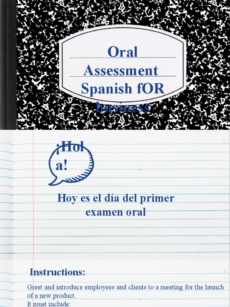 Spanish Oral Assessment for Business | PDF | Human Voice | Linguistics