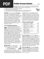 Lincoln Douglas Debate Case Outline | PDF | Argument | Epistemology