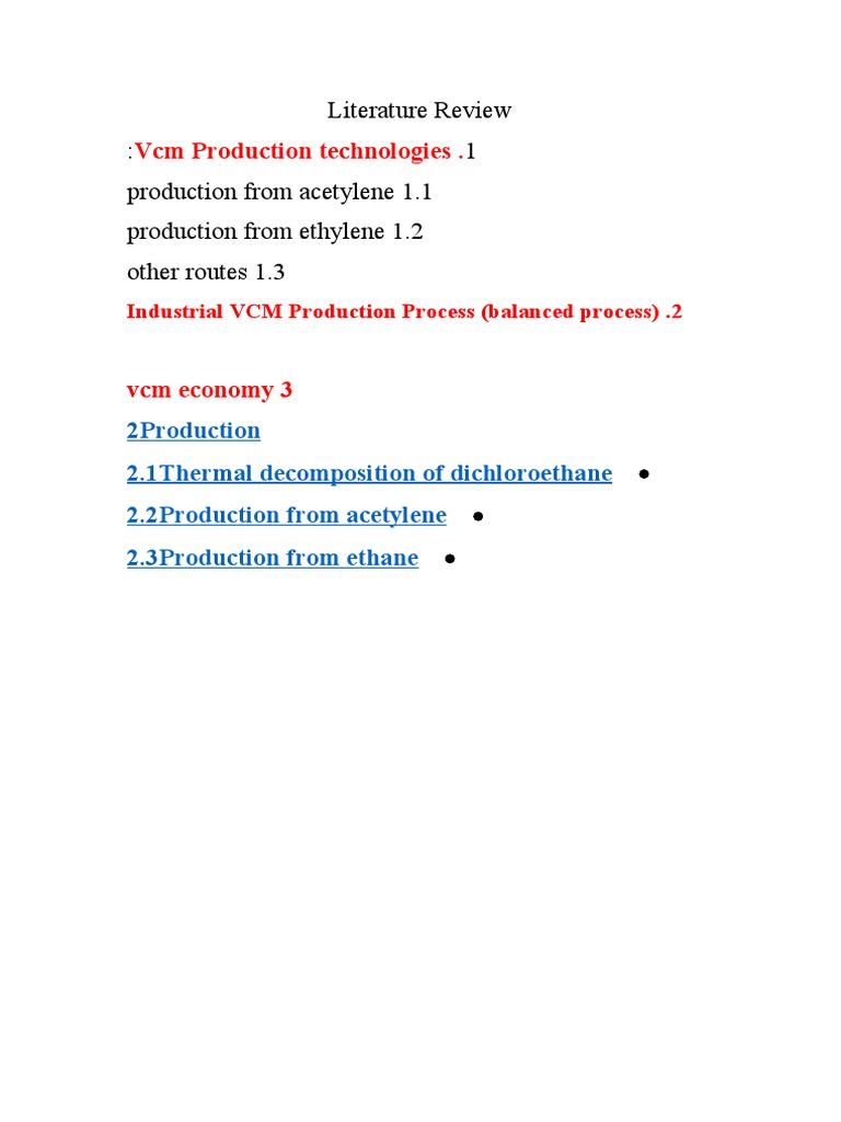 VCM Production Technologies | PDF