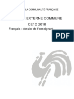 Guides de Passation Et de Correction Ce1d Fran Ais 2024 | PDF | Phrase | Linguistique