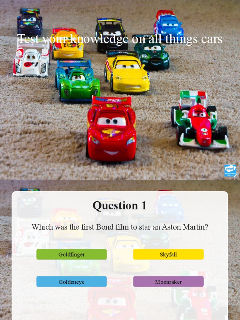 Test Your Knowledge On All Things Cars | PDF