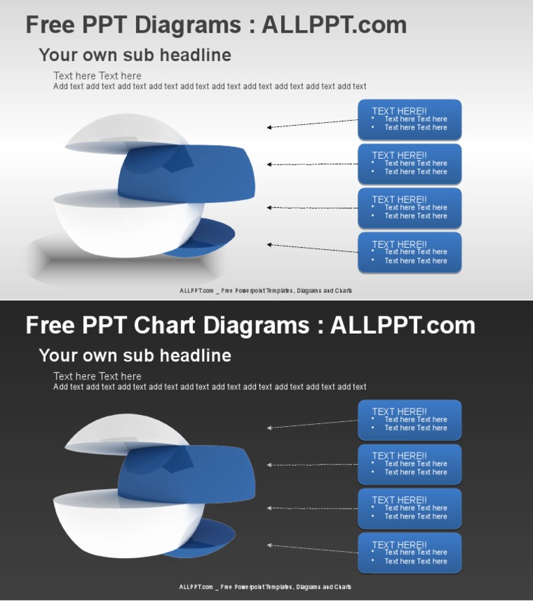 Free 3D Divided Graphic PPT Diagrams Widescreen | PDF | Microsoft Power ...