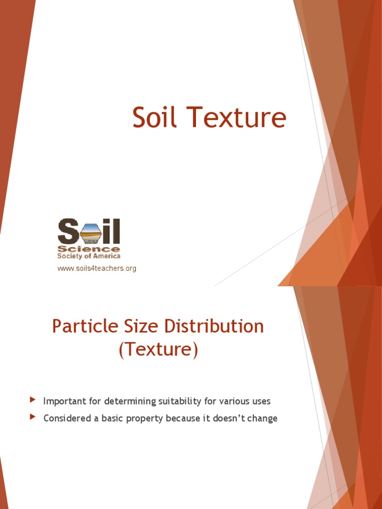 Texture | PDF | Soil | Silt