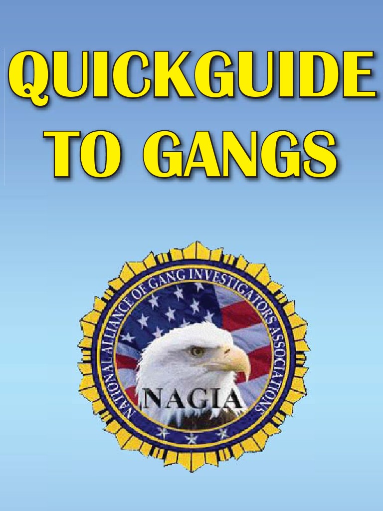 Gangs - Quick Reference Flip Book-NAGIA-04280911 | PDF | Ms 13 | Gang