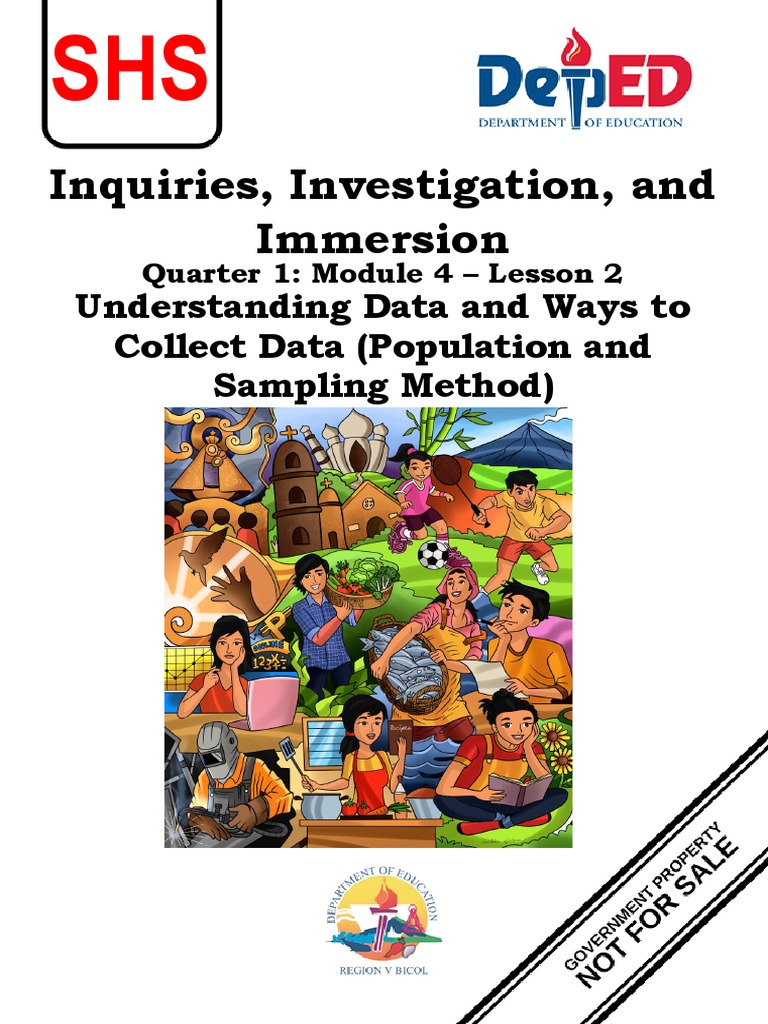 Inquiries, Investigation, and Immersion: Understanding Data and Ways To ...