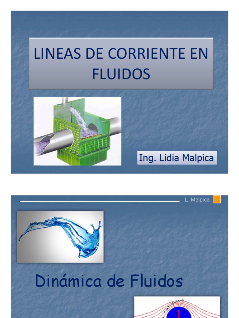 Líneas de Corriente en Fluidos | PDF | Mecánica de fluidos | Dinámica ...