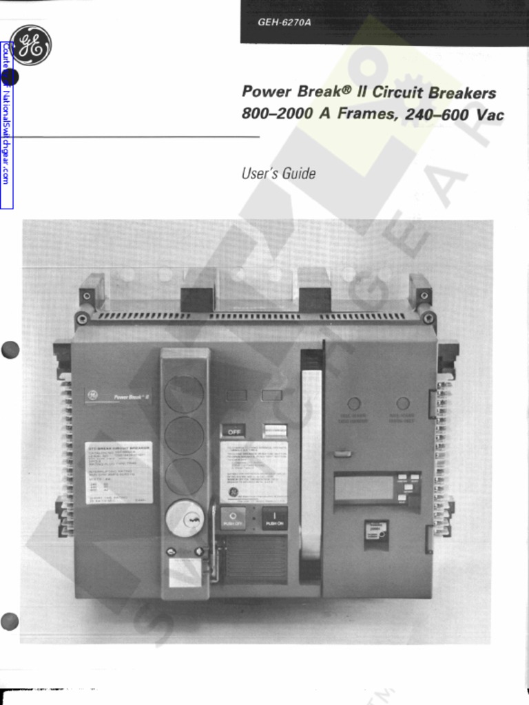 Power Break Breakers A Vac: Circuit Frames | PDF | Switch | Electrical ...