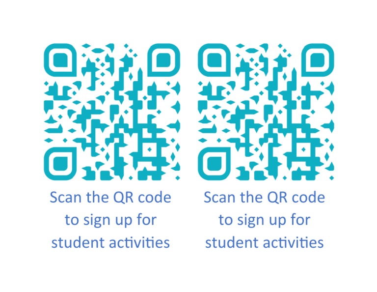 Student Activities QR Code | PDF