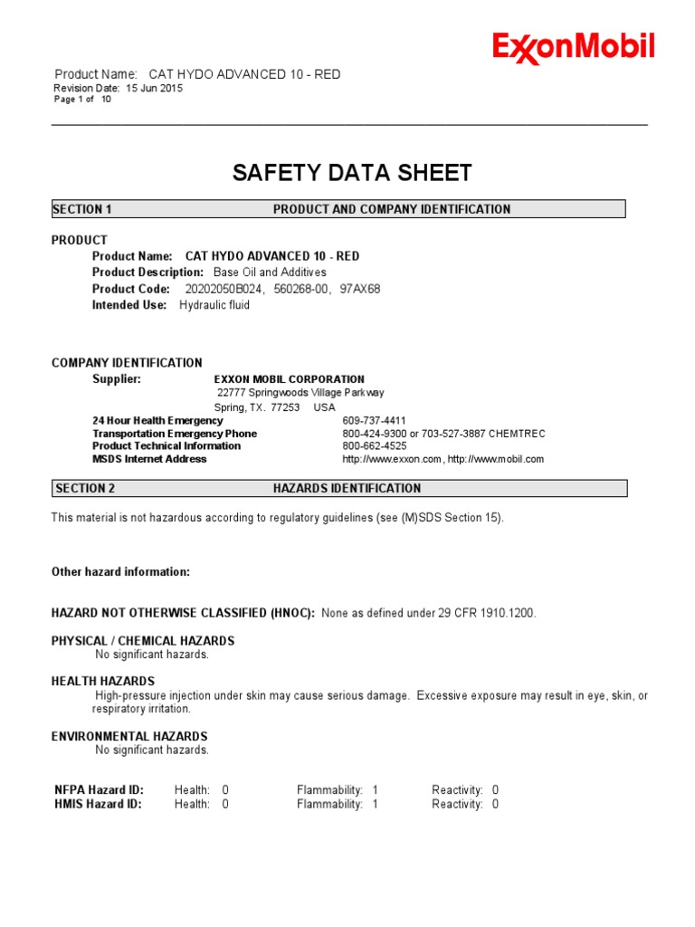 Cat Hydo Advanced 10 Red PDF | PDF | Firefighting | Fires