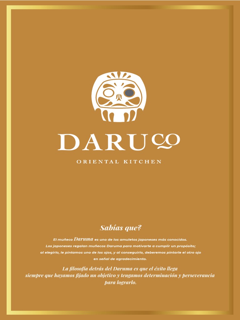 Menú de Daru Oriental Kitchen | PDF | Cilantro | Salsa