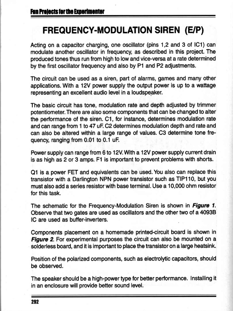 Frequency-Modulation Siren (E/P) : FRN Fdgg03 For Tho HMLHCMCL | PDF ...