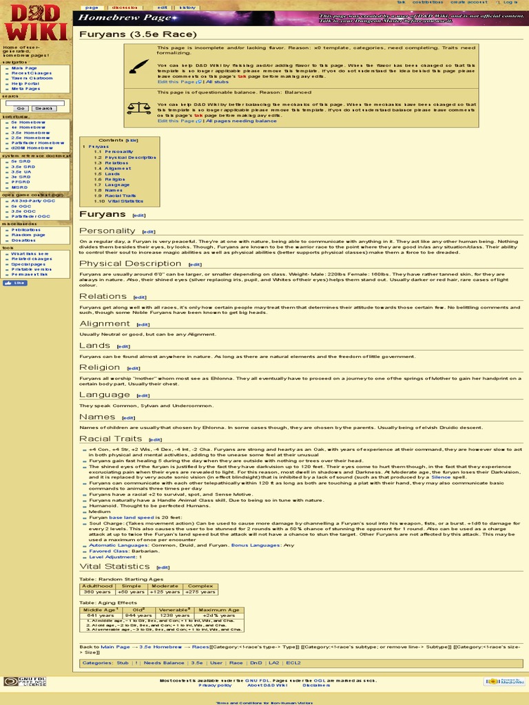 Furyans (3.5e Race) - D&D Wiki - Play Like RIDDICK From PITCH BLACK ...