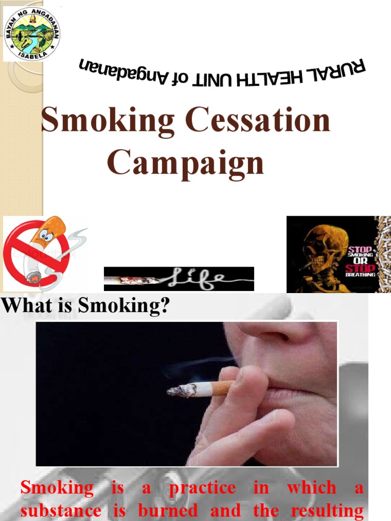 Smoking Cessation Campaign Overview | PDF | Cigarette | Smoking