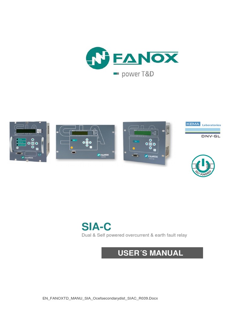 Sia-C: User S Manual | PDF | Transformer | Power Supply