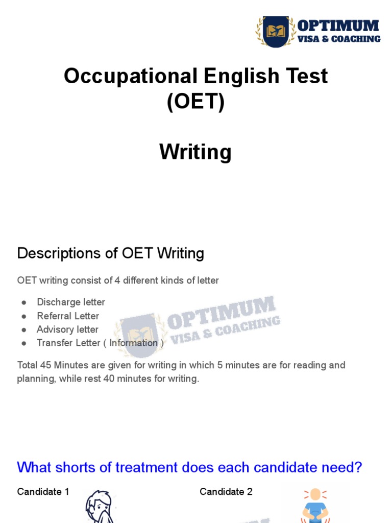 OET Writing Strategies | PDF | Word | Proofreading