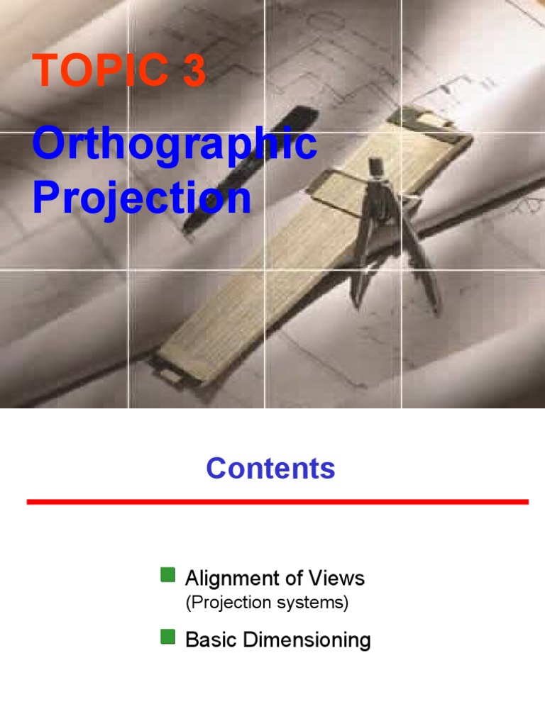 Orthographic Projection Systems Guide | PDF