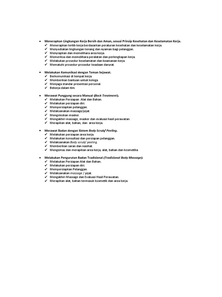 Menerapkan Lingkungan Kerja Bersih Dan Aman | PDF