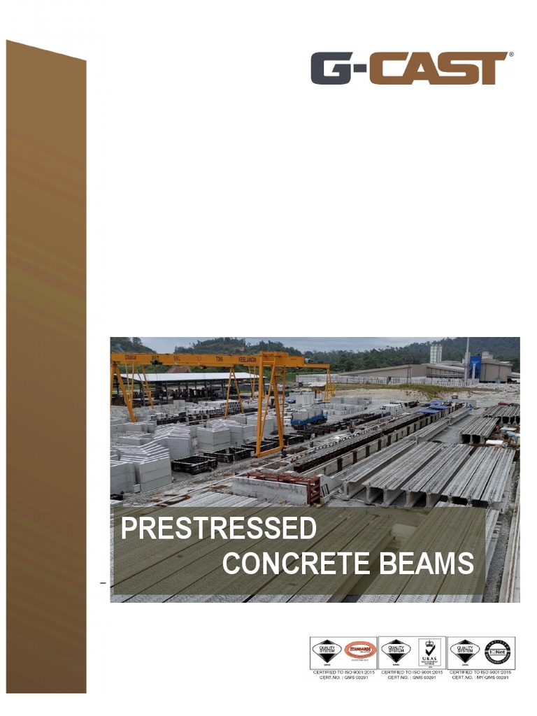 G CAST - Catalogue Prestressed Beam | PDF | Beam (Structure) | Economic ...